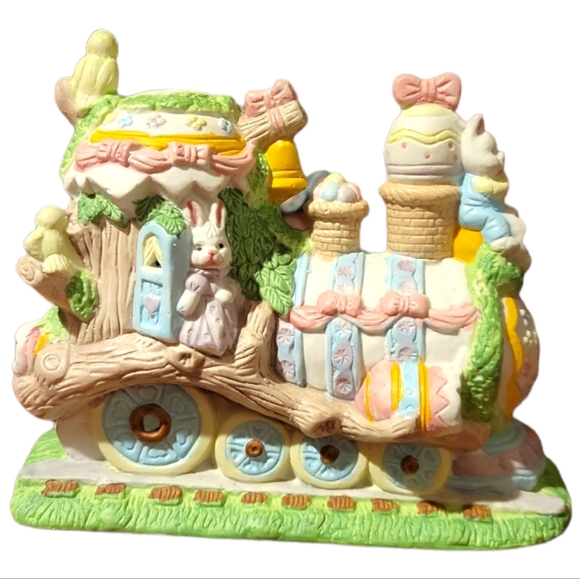 Vintage | Holiday | Vtg 994 Hang Yip Easter Train Engine Bunny Rabbit ...